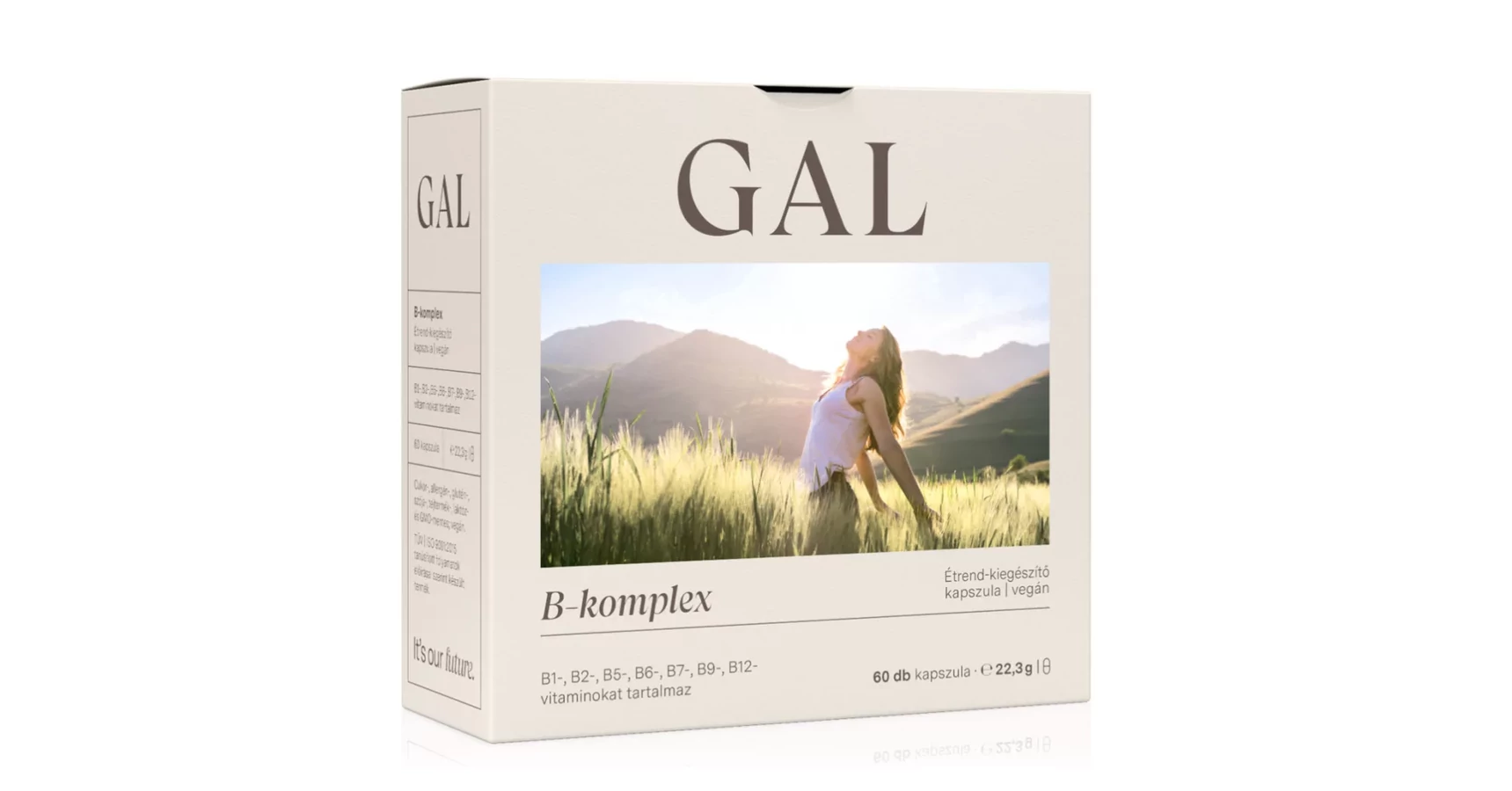GAL B-komplex (vegán) 60 db kapszula – Teljes körű B-vitamin pótlás