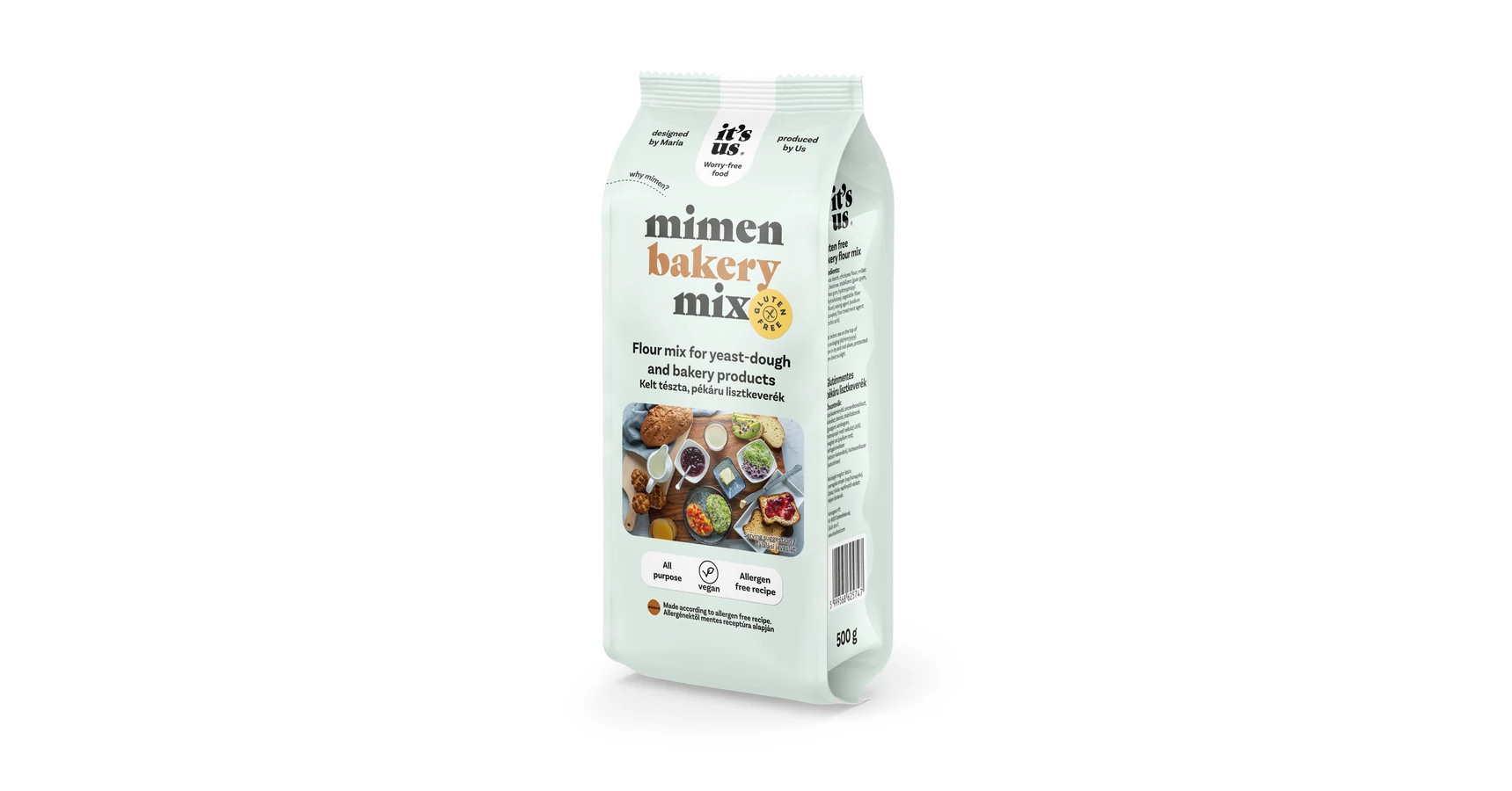 It's us MIMEN Bakery gluténmentes lisztkeverék 500 g