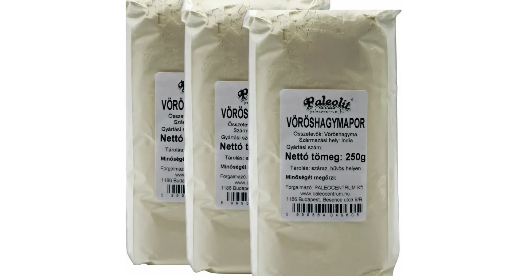 Paleolit Vöröshagymapor 250 g – Természetes, adalékmentes fűszer