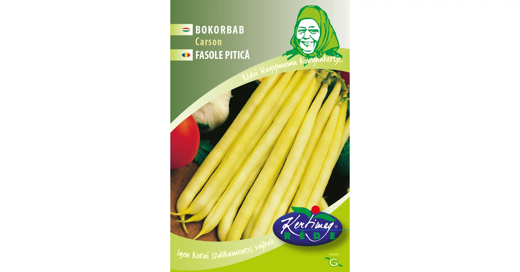 Rédei Kertimag Sárgah. Bokorbab Carson 50 g - Natur Reform