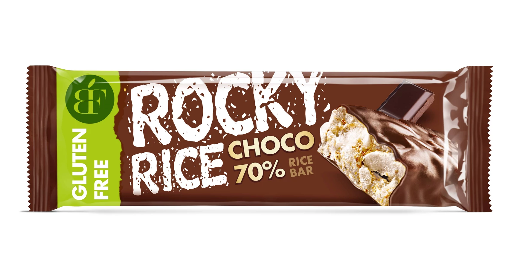 Benlian Rocky Rice- 70% ÉTCSOKOLÁDÉval bevont puff.rizs szelet 18 g