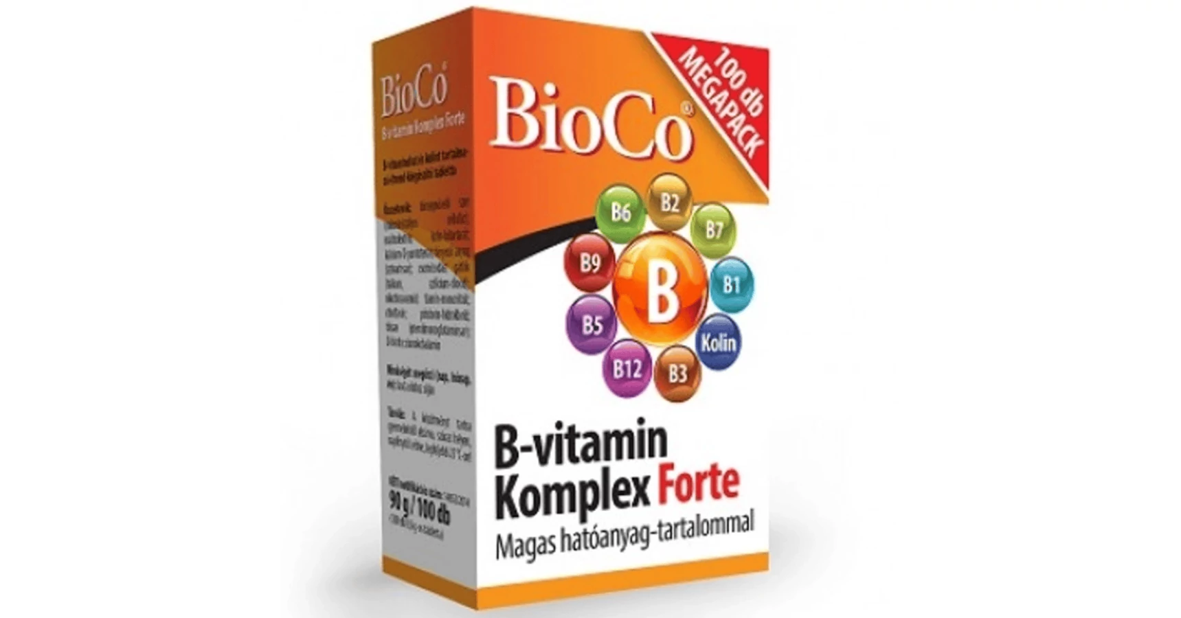 BioCo B-vitamin Komplex Forte - 100 db - Natur Reform
