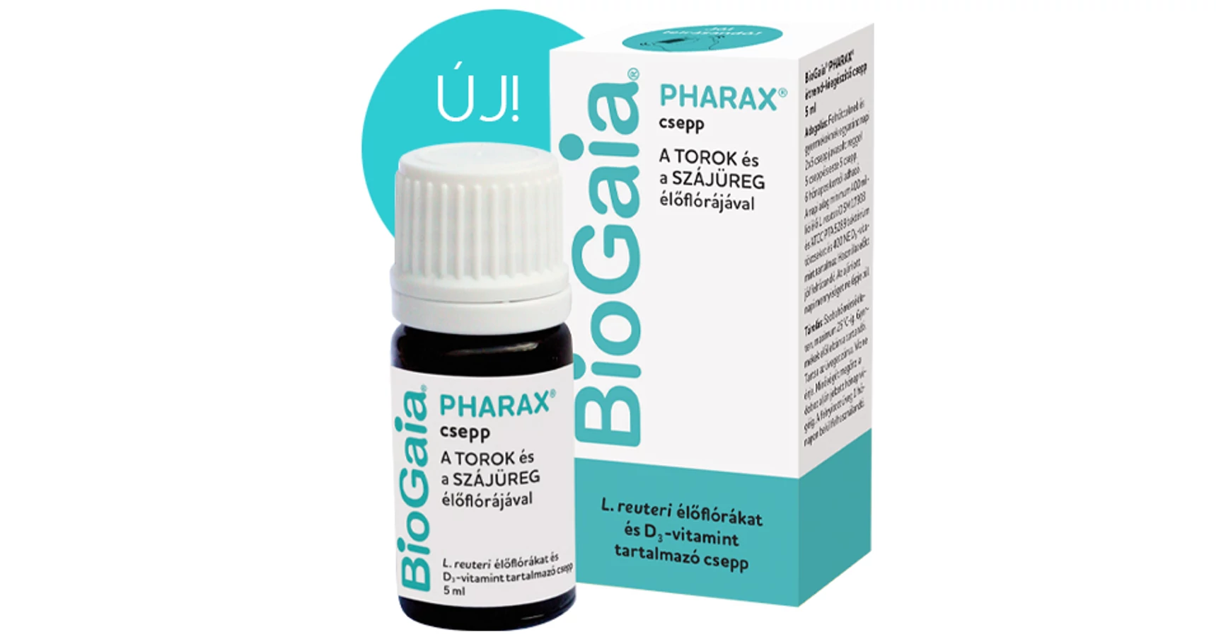 BioGaia pharax csepp 5 ml– Natur Reform