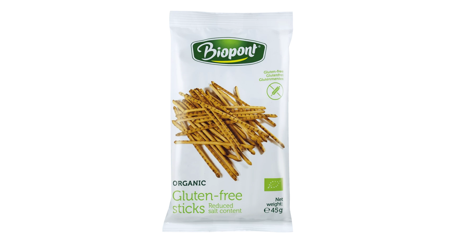 Biopont Gluténmentes sóspálcika (dekor-sós) 45 g – Natur Reform
