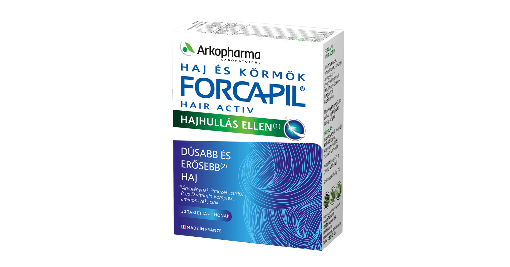 Forcapil Hair Activ Hajhullás elleni tabletta 30 db - Natur Reform
