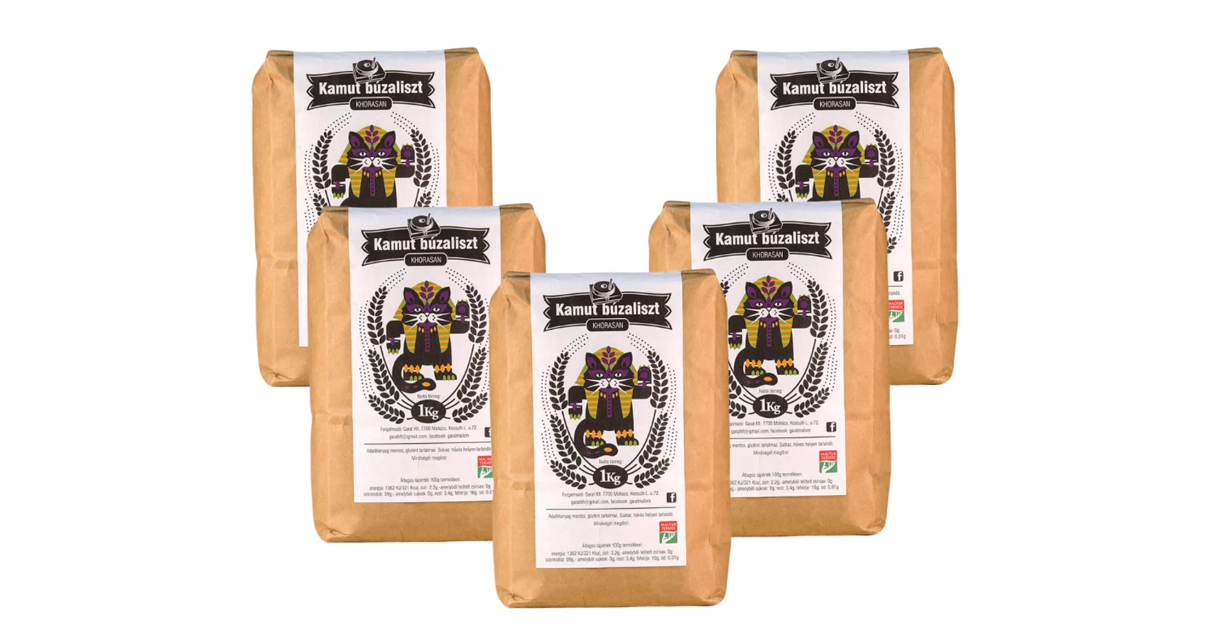 Garat Malom Kamut Búzaliszt csomag 5x1000 g - Natur Reform