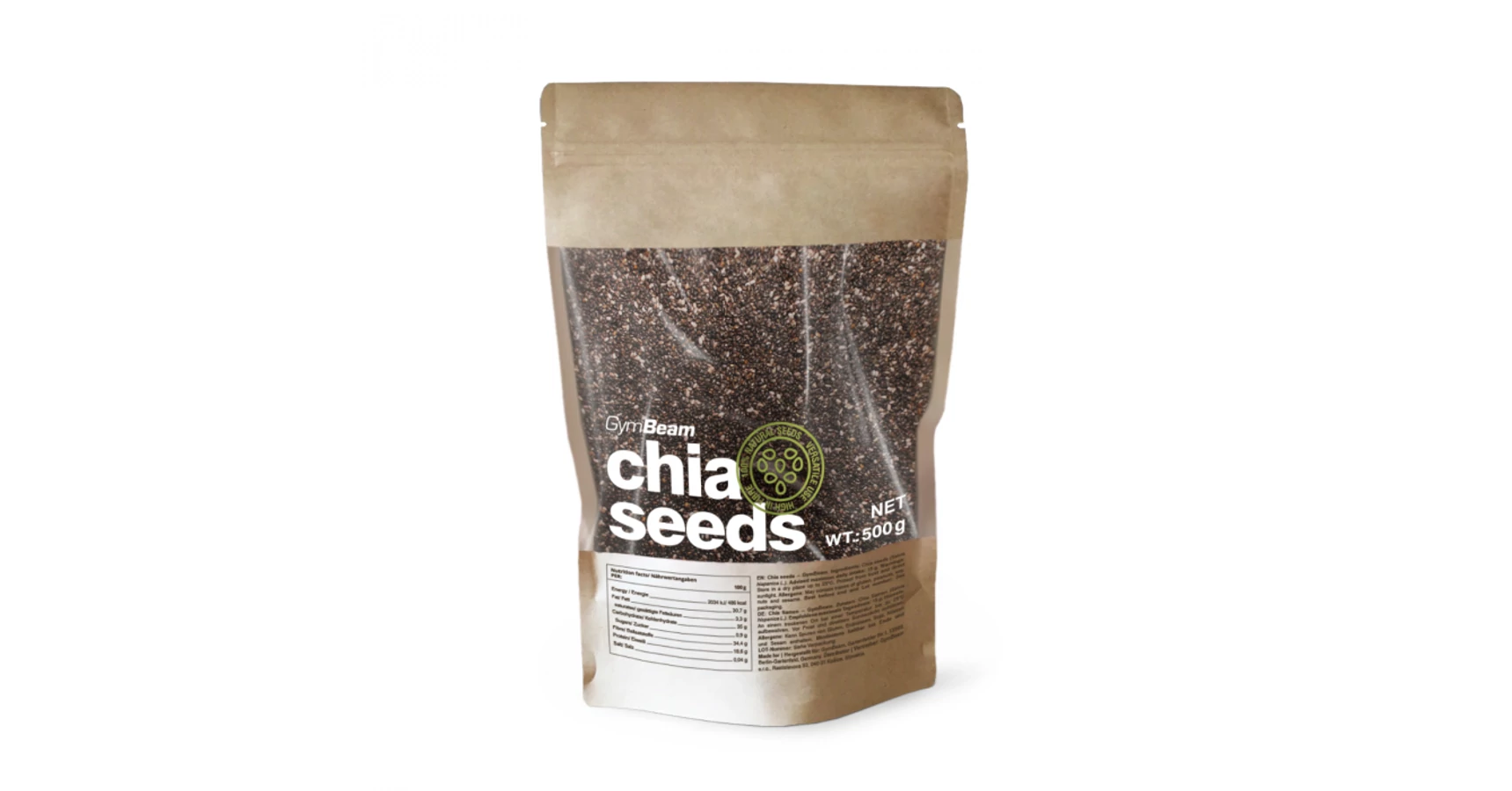 Chia mag 1000 g – Omega-3 és rostforrás egész napra | GymBeam