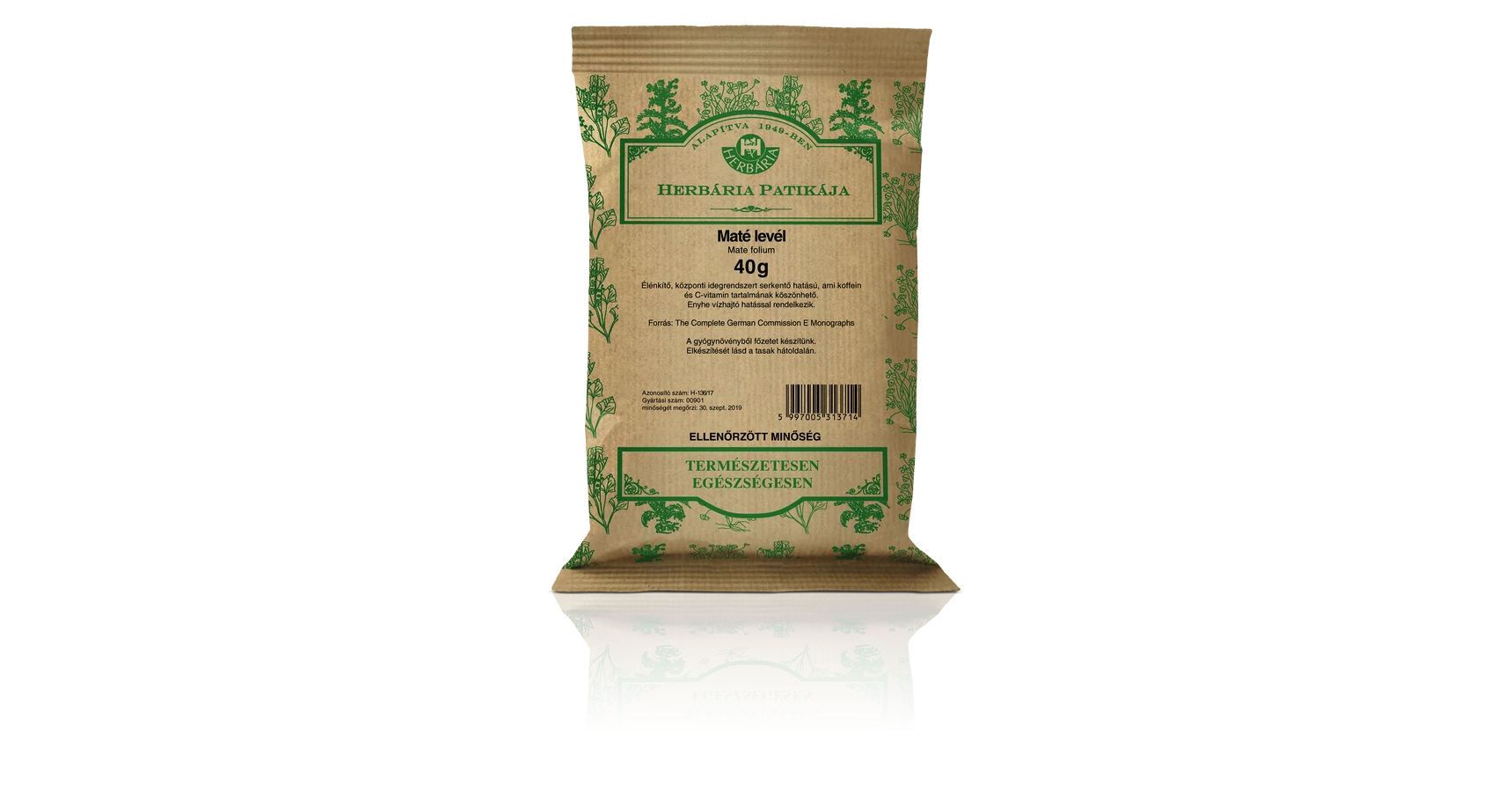 Herbária Maté levél (Mate folium) 40 g - Natur Reform