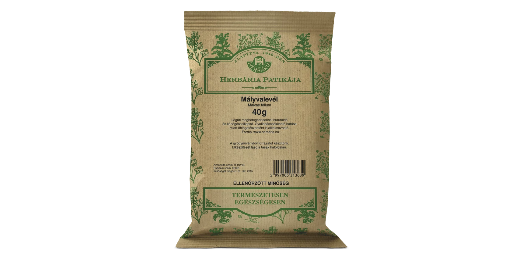 Herbária Mályvalevél (Malvae folium) 40 g - Natur Reform