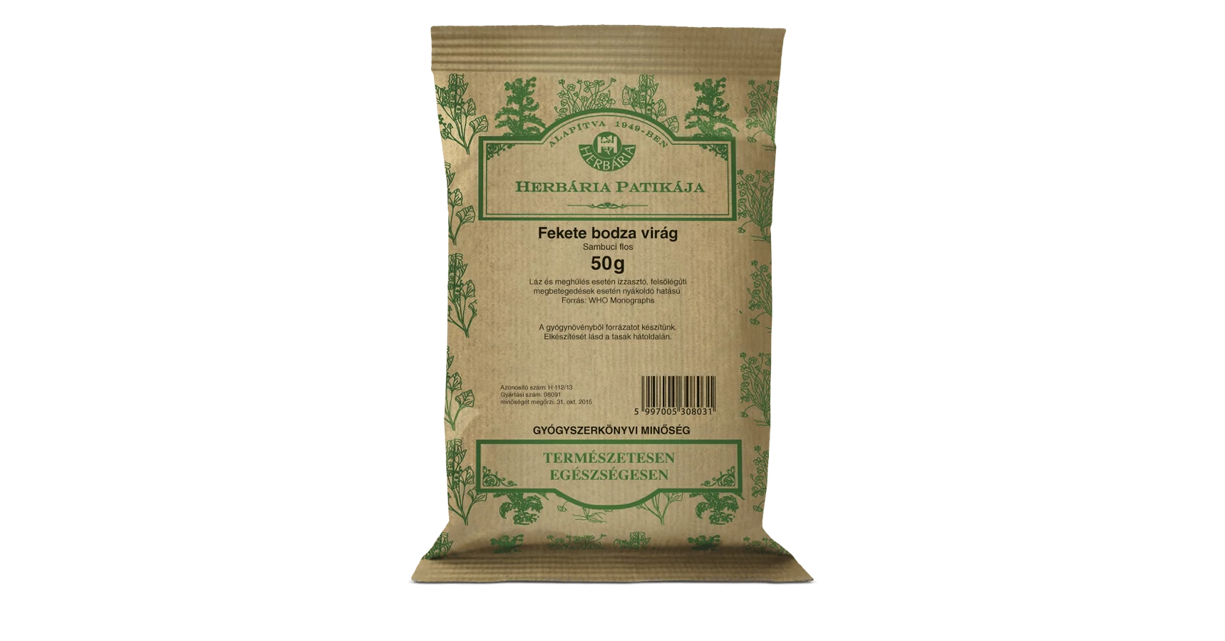 Fekete Bodza virág (Sambuci flos) 50 g - Natur Reform