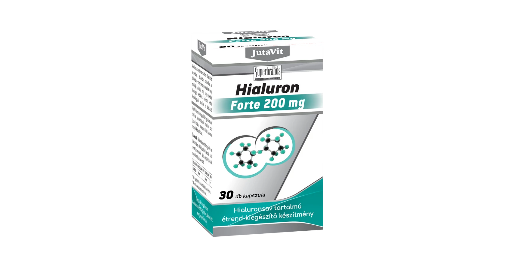 JutaVit Hialuron forte 200mg kapszula - 30 db, bőr és ízületek támogat
