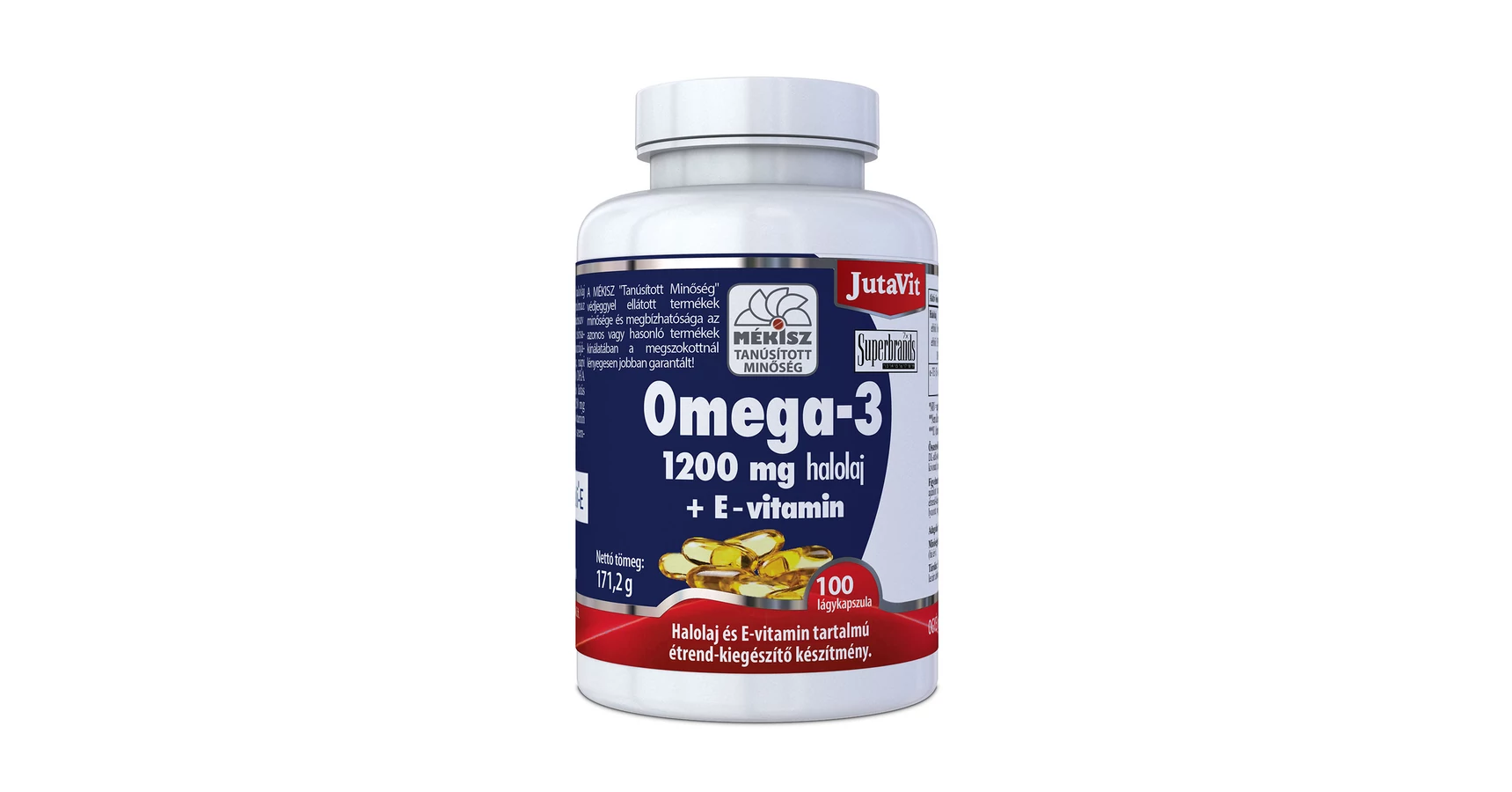 JutaVit Omega-3-pro Halolaj 1200mg - 100 db - Natur Reform