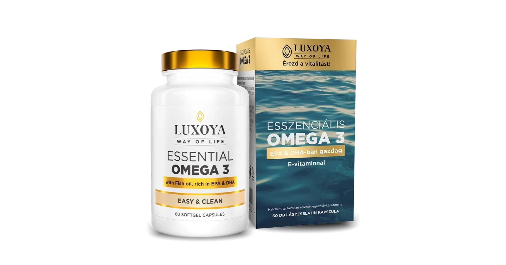 LUXOYA Essential Omega-3 - 60 db kapszula – Natur Reform