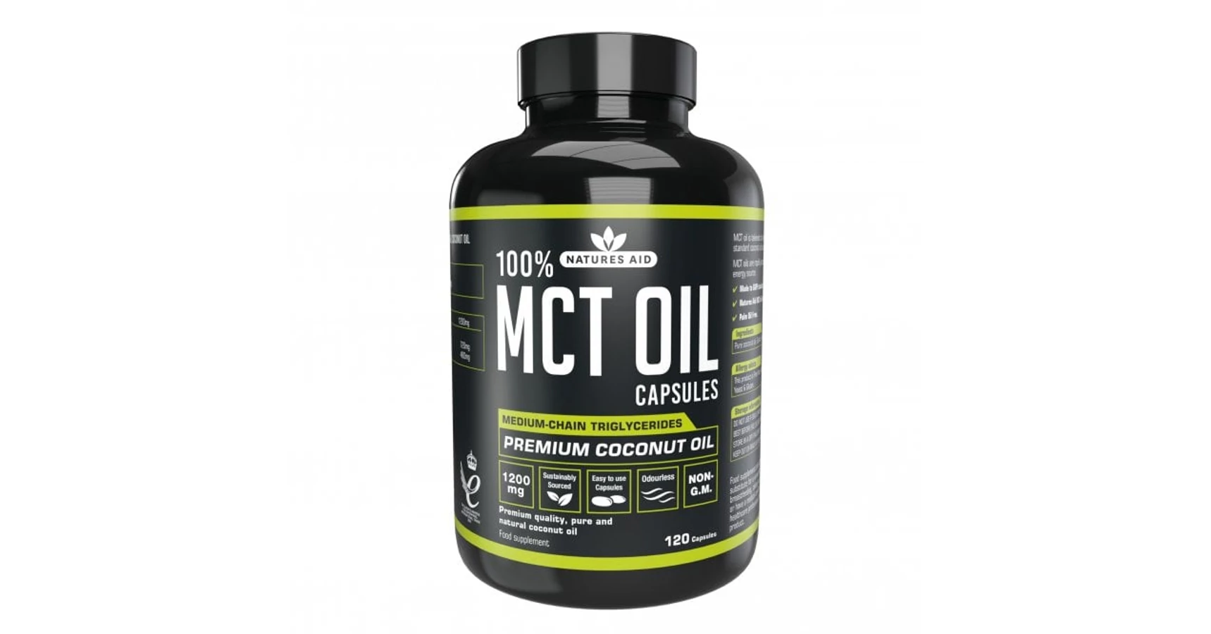 Natures Aid MCT olaj kapszula 120 db - Natur Reform