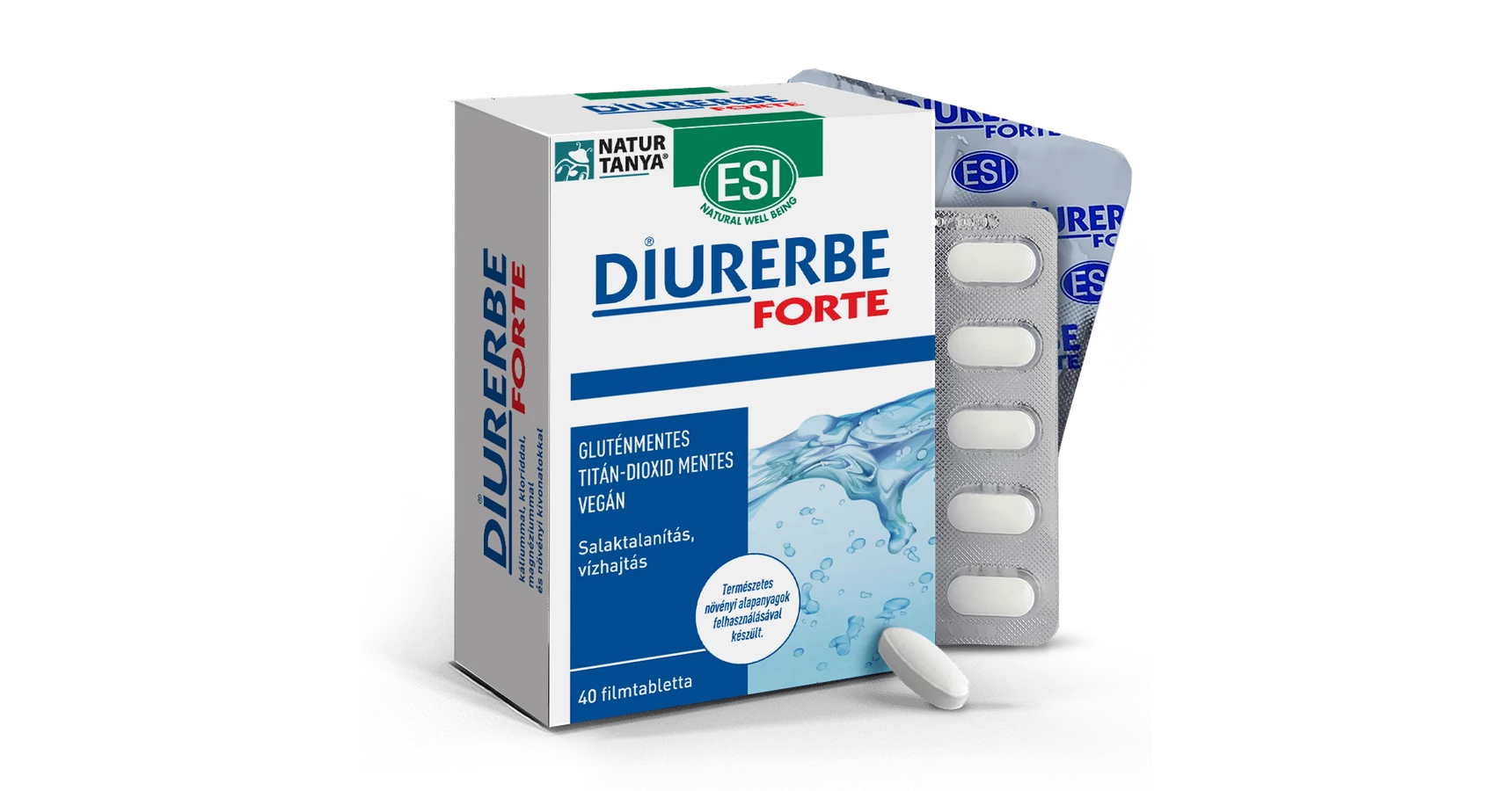 Natur Tanya® ESI DIURERBE® FORTE filmtabletta 40 db